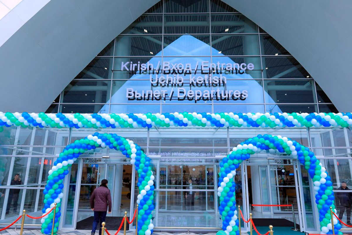 Opening of the new International Airport Terminal in Samarkand