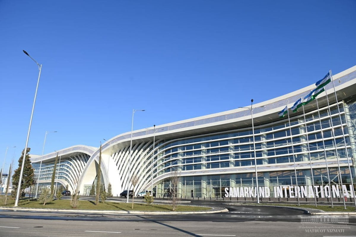 Opening of the new International Airport Terminal in Samarkand